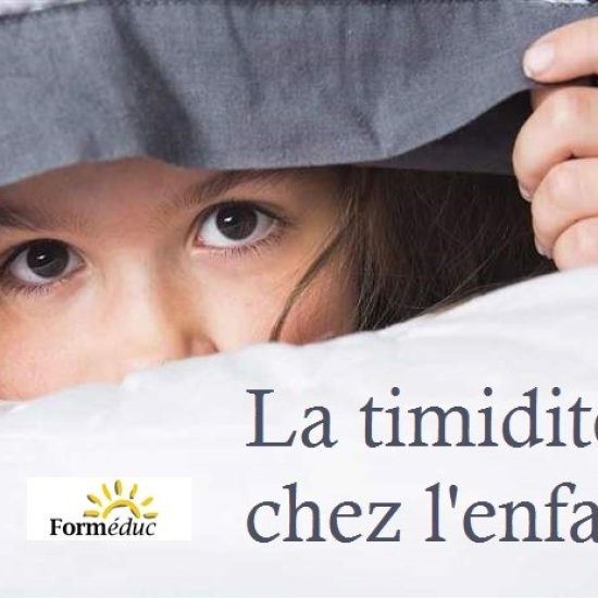 La timidité chez l'enfant - Formeduc