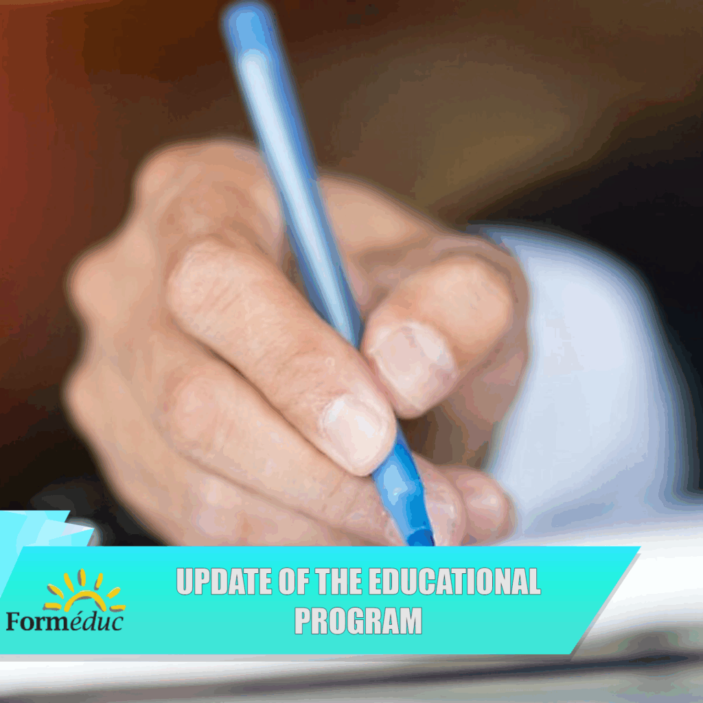 Update of the educational program - Formeduc